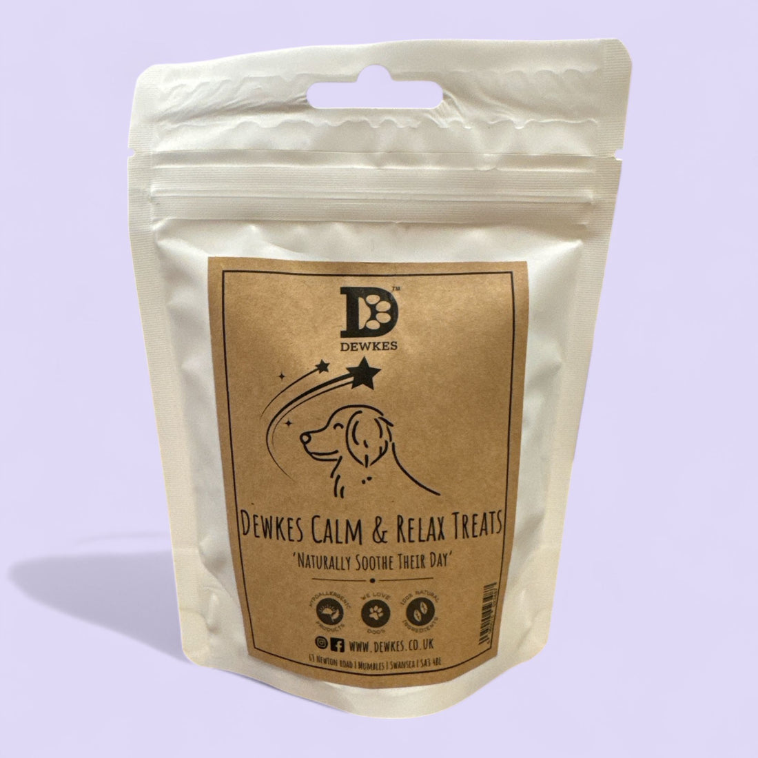 Dewkes Calming Treats – Natural Stress Relief for Anxious Dogs